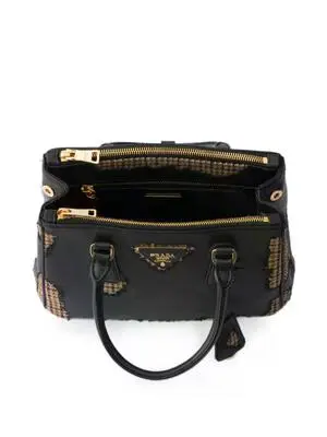 Prada Galleria Large Nappa Leather And Wool Bag