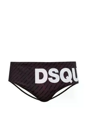 Dsquared2 Monogram Swim Briefs - Red