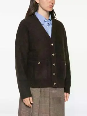 Maje Button-front V-neck Cardigan