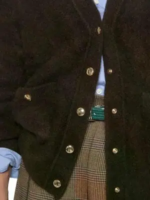 Maje Button-front V-neck Cardigan