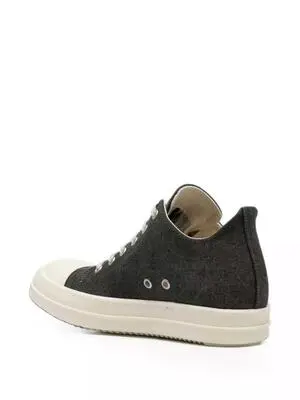 Rick Owens Canvas Low-top Sneakers