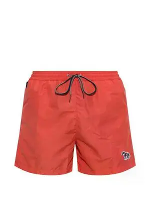 Paul Smith Burnt- Zebra-logo Swim Shorts