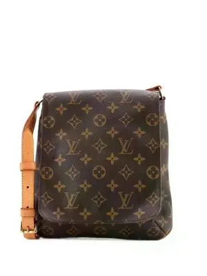 LOUIS VUITTON Musette Salsa Handbag Monogram Canvas Pm Shoulder Bag - Brown