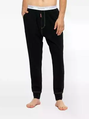 Dsquared2 Logo-waistband Trousers - Black