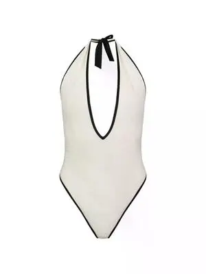 Balmain Monogram-jacquard Swimsuit
