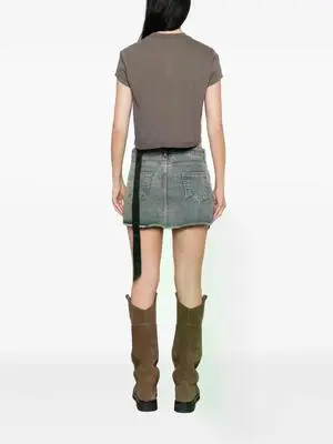Rick Owens Cropped Raw-cut T-shirt
