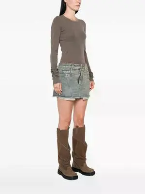Rick Owens Denim Skirt