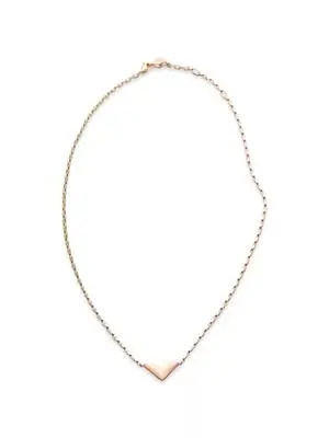 Prada Eternal Nano Triangle Pendant Necklace - Gold