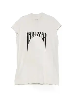 Rick Owens Graphic-print Sleeveless T-shirt - Neutrals