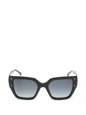 Carolina Herrera Geometric-frame Sunglasses - Black