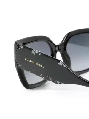 Carolina Herrera Geometric-frame Sunglasses