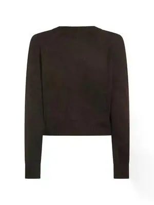ALLUDE Raglan-sleeve Sweater