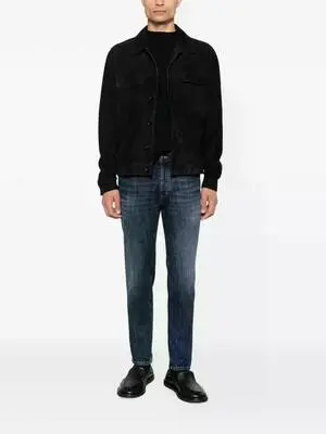 DONDUP Faded Whiskered Jeans
