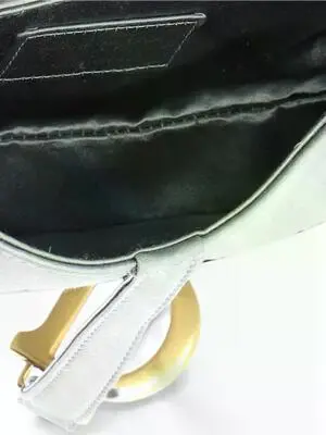 Dior Saddle Handbag Satin With Crystals Mini Shoulder Bag