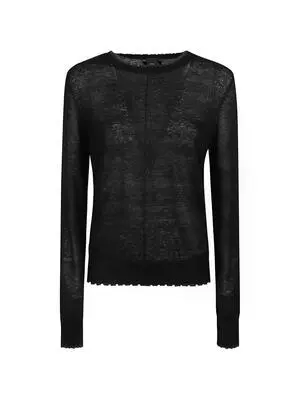 Pinko Lightweight Wool And Cashmere Sweater - Black
