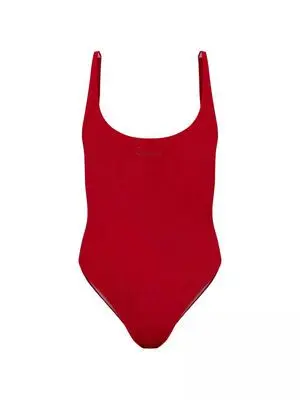 Dsquared2 Embroidered-logo Swimsuit - Red
