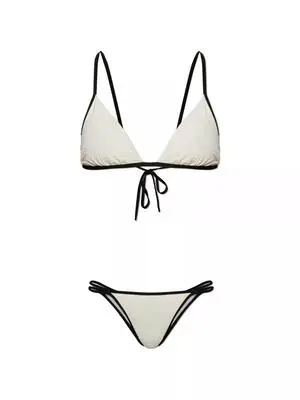 Balmain Monogram Lycra Swimsuit - Neutrals
