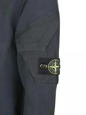 Stone Island 6100015 Brushed Organic Cotton Fleece Sweatshirt - Green