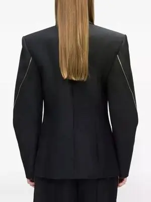 Karl Lagerfeld Zip-detail Tailored Blazer