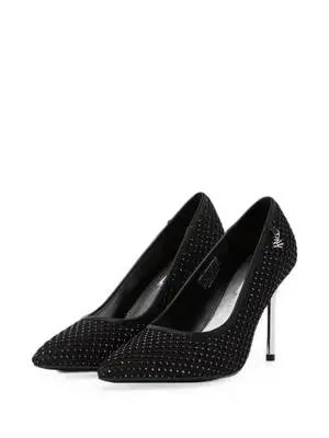 Karl Lagerfeld Sarabande Gemstone-embellished Pumps - Black