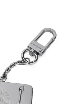 Karl Lagerfeld Ikon Record Keychain