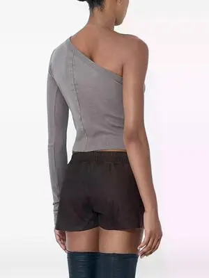 Rick Owens Asymmetric One-shoulder Top - Grey