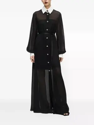 Karl Lagerfeld Long Dress - Black