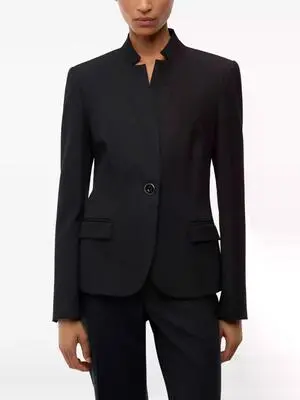 Pinko Mandarin-collar Single-breasted Blazer