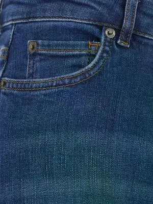 TWINSET Faded-effect Wide-leg Jeans