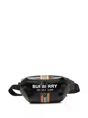 Burberry Silver Tone Belt Bags For Women