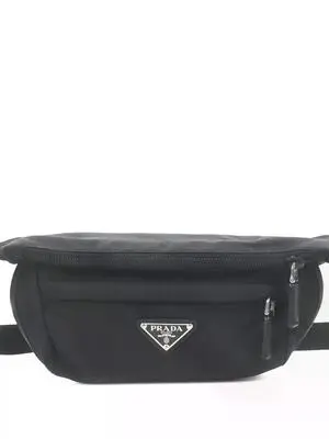 Prada 2019-2026 Saffiano Trimmed Re Nylon Belt Bag