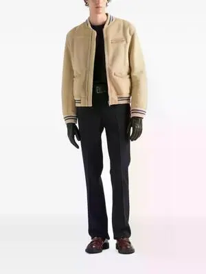 Prada Sheepskin Bomber Jacket