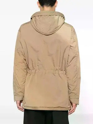 Aspesi Hooded Logo-patch Jacket