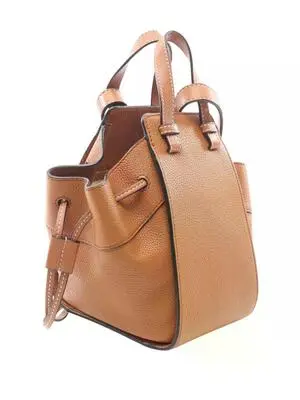 Loewe 2010-2026 Mini Grained Calfskin Drawstring Hammock Bag Satchel