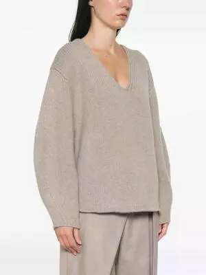 Soft Goat V-neck Knitted Sweater