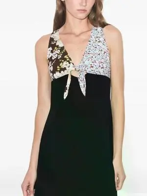 Tory Burch Tie-back Crepe Dress