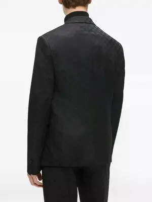 Karl Lagerfeld Checked Double-breasted Blazer