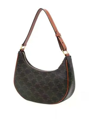 Celine 2022 Medium Triomphe Coated Canvas Ava Shoulder Bag