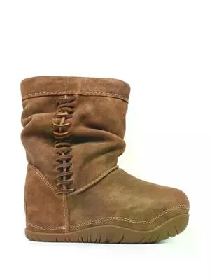 UGG Lace-detail Leather Boots