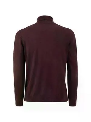 Max Mara Satin-stitch Turtleneck Sweater