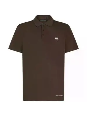 Karl Lagerfeld Ikon Jersey Short Sleeve Polo