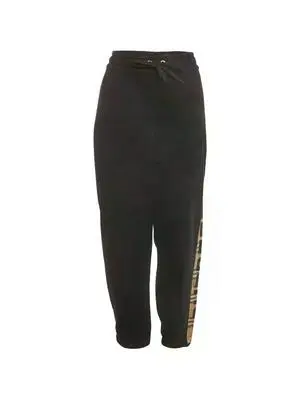 Burberry Check-stripe Track Pants