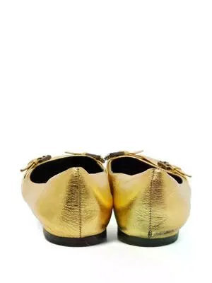Bottega Veneta Criss-cross Buckle Ballet Flats