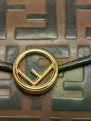 Fendi 2021 Zucca-embossed Ff Mini Bag