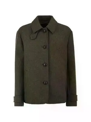 Max Mara Flared Virgin Wool-blend Jacket