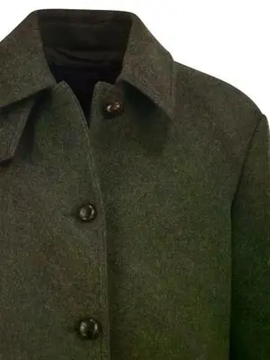Max Mara Flared Virgin Wool-blend Jacket