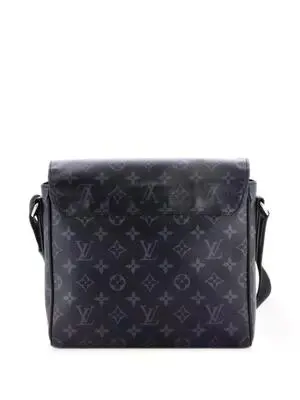 LOUIS VUITTON District Messenger Bag Monogram Eclipse Canvas Pm Crossbody Bag - Black