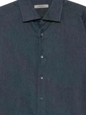 Corneliani Spread-collar Long-sleeve Shirt