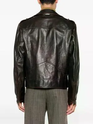 SALVATORE SANTORO Biker Leather Jacket