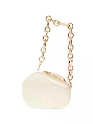 Cult Gaia Althea Marble-effect Clutch Bag